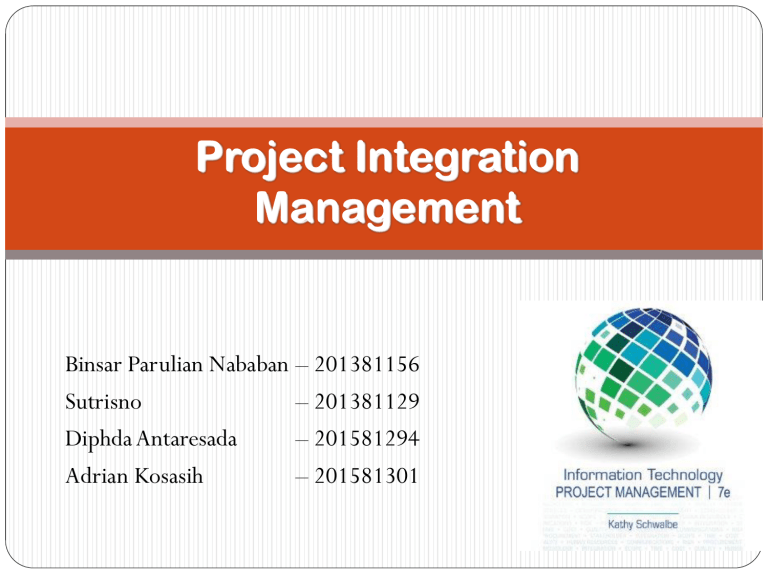 Project Integration Management